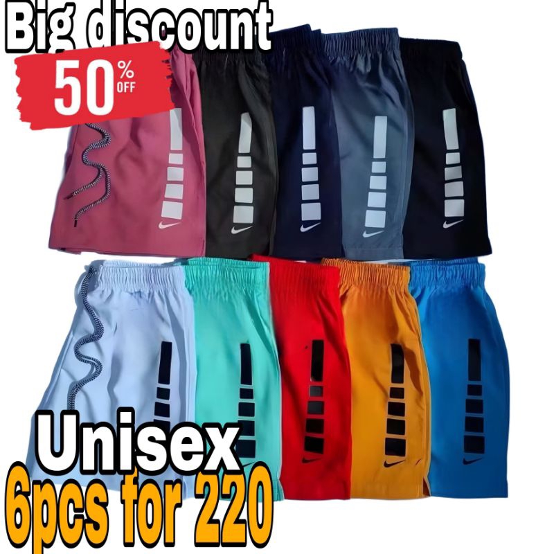 SHORT ELITE UNISEX RANDOM COLOR 6pcs for 200 PROMO SALE 6pcs 10pcs ...
