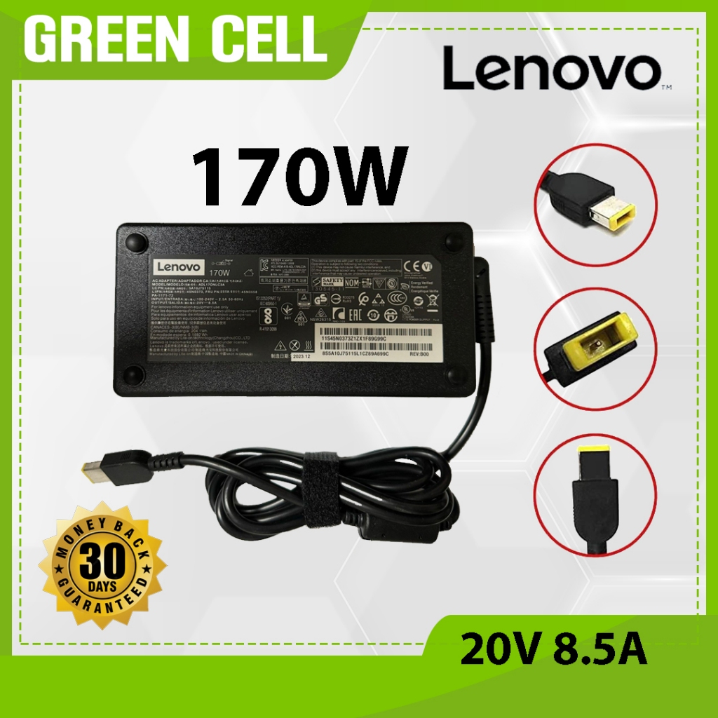 170W Laptop Charger 20V 8.5A Y720-15ikb 36200321 45N0370 45N0373 ...
