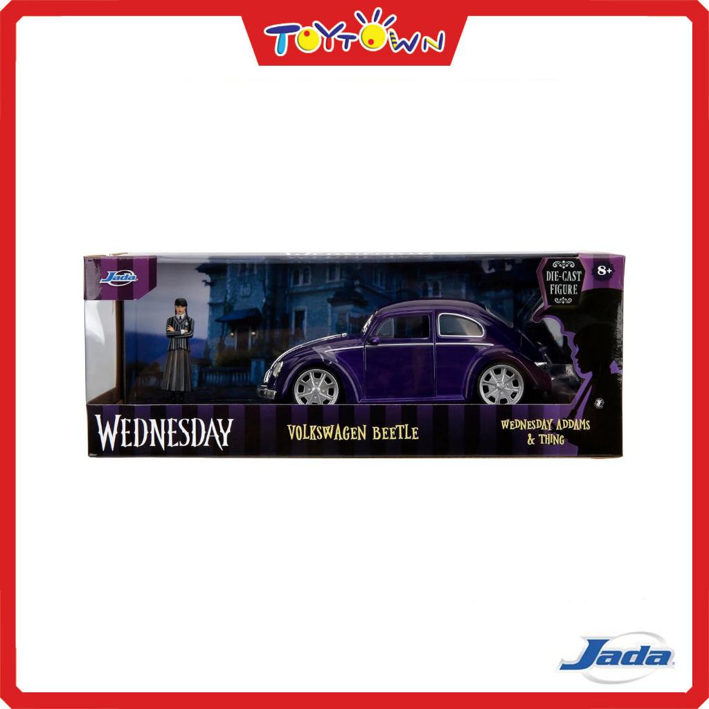 Jada Toys® - Wednesday Volkswagen Beetle (Wednesday Addams & The Thing ...