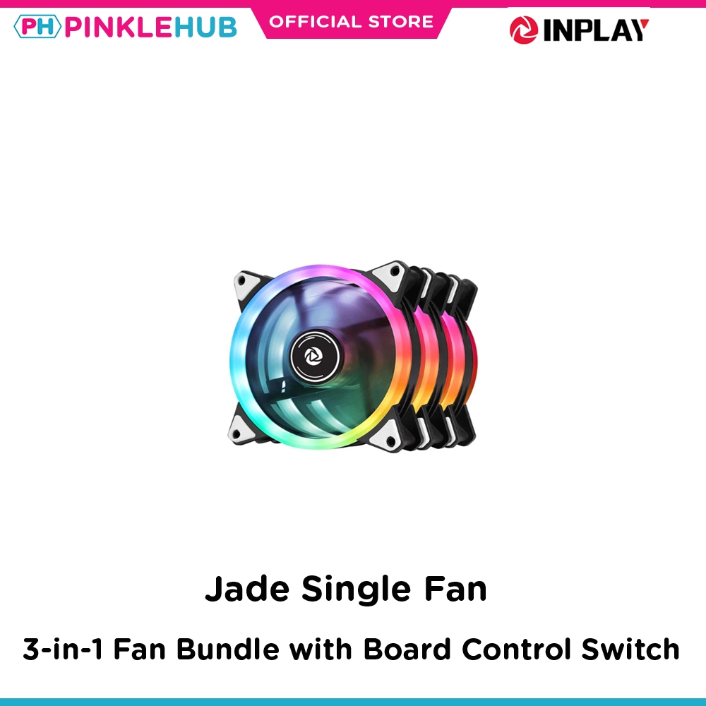 INPLAY Jade Single Fan | 3-in-1 Fan Bundle with Board Control Switch ...