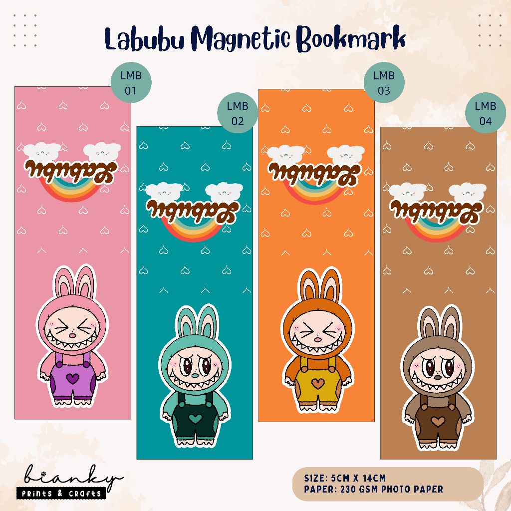 Labubu Magnetic Bookmark | Shopee Philippines