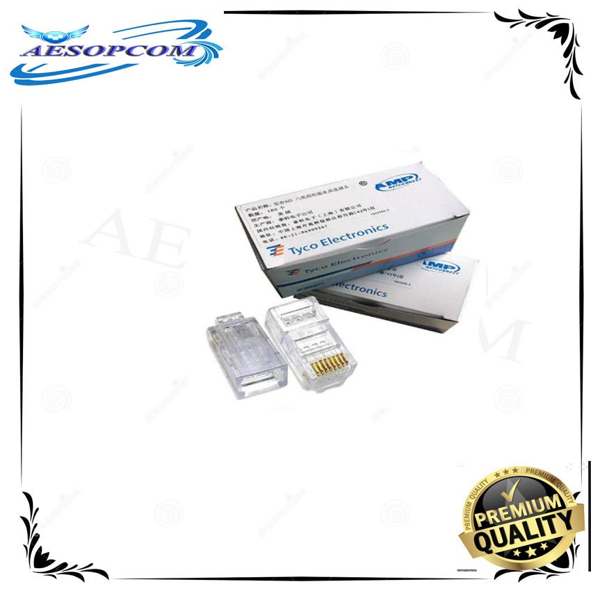 Amp rj45 cat6 connector | Shopee Philippines