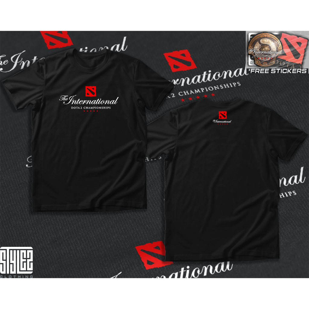 THE INTERNATIONAL TI DOTA 2 CHAMPIONSHIPS ESPORTS T-SHIRT | Shopee ...