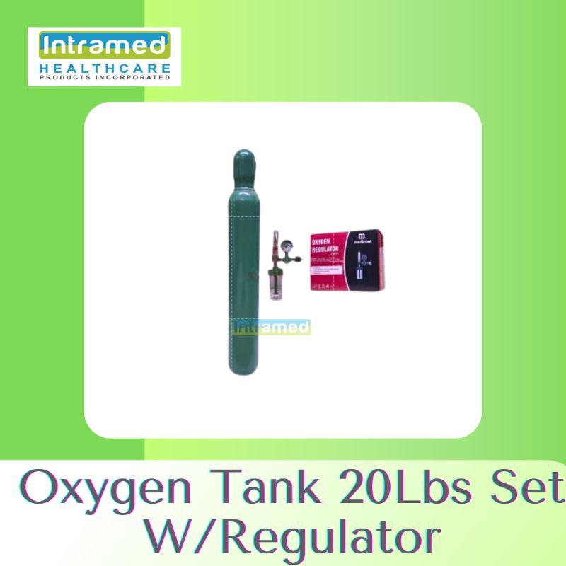 Oxygen Tank 20LBS Complete Set (with content/refill and medicore ...