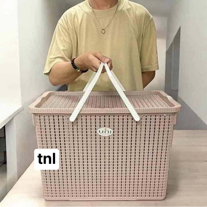 AESTHETIC RATTAN BOX WITH HOLDER BIG SIZE | Shopee Philippines