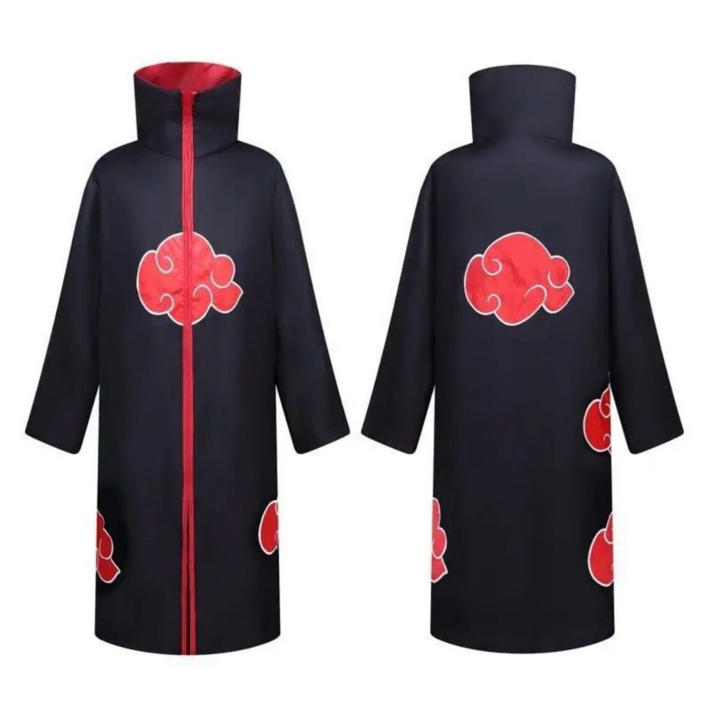 Naruto Costume Akatsuki Cloak Cosplay Sasuke Uchiha Cape Cosplay Itachi ...