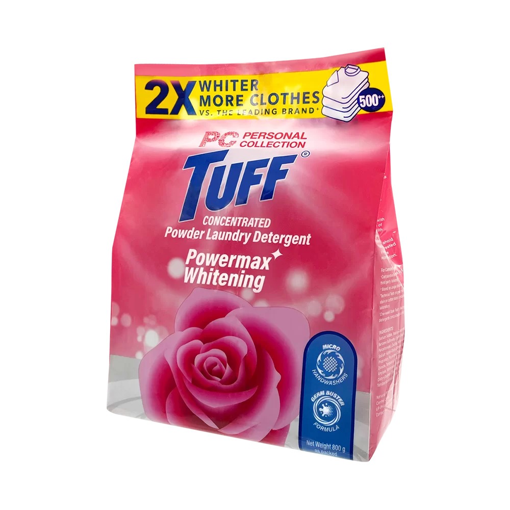 Tuff Concentrated Powder Laundry Detergent Powermax Whitening | Shopee ...
