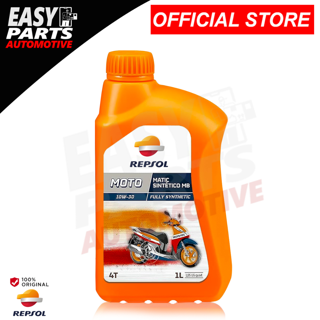 Repsol MOTO Matic Sintetico MB 10W30 100% Fully Synthetic 1L | Shopee ...