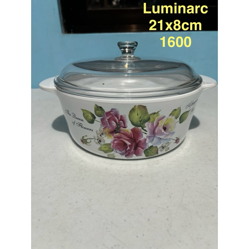 Luminarc vitroflam cookware 21x8cm and 26x6cm | Shopee Philippines