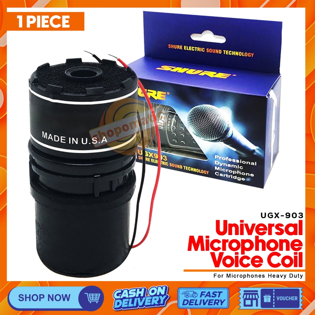 SHOPOMATIC Universal Microphone Voice Coil UGX903 SHURE | Shopee ...