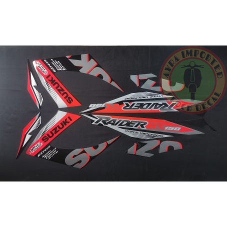 SUZUKI RAIDER 150 Reborn/Reloaded Stock Decal/Sticker | Shopee Philippines