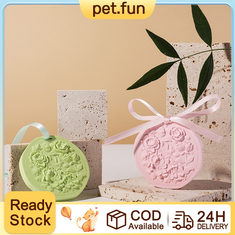 Hanging Home Wardrobe Air Freshener Scented Ceramic Aroma Plaster ...