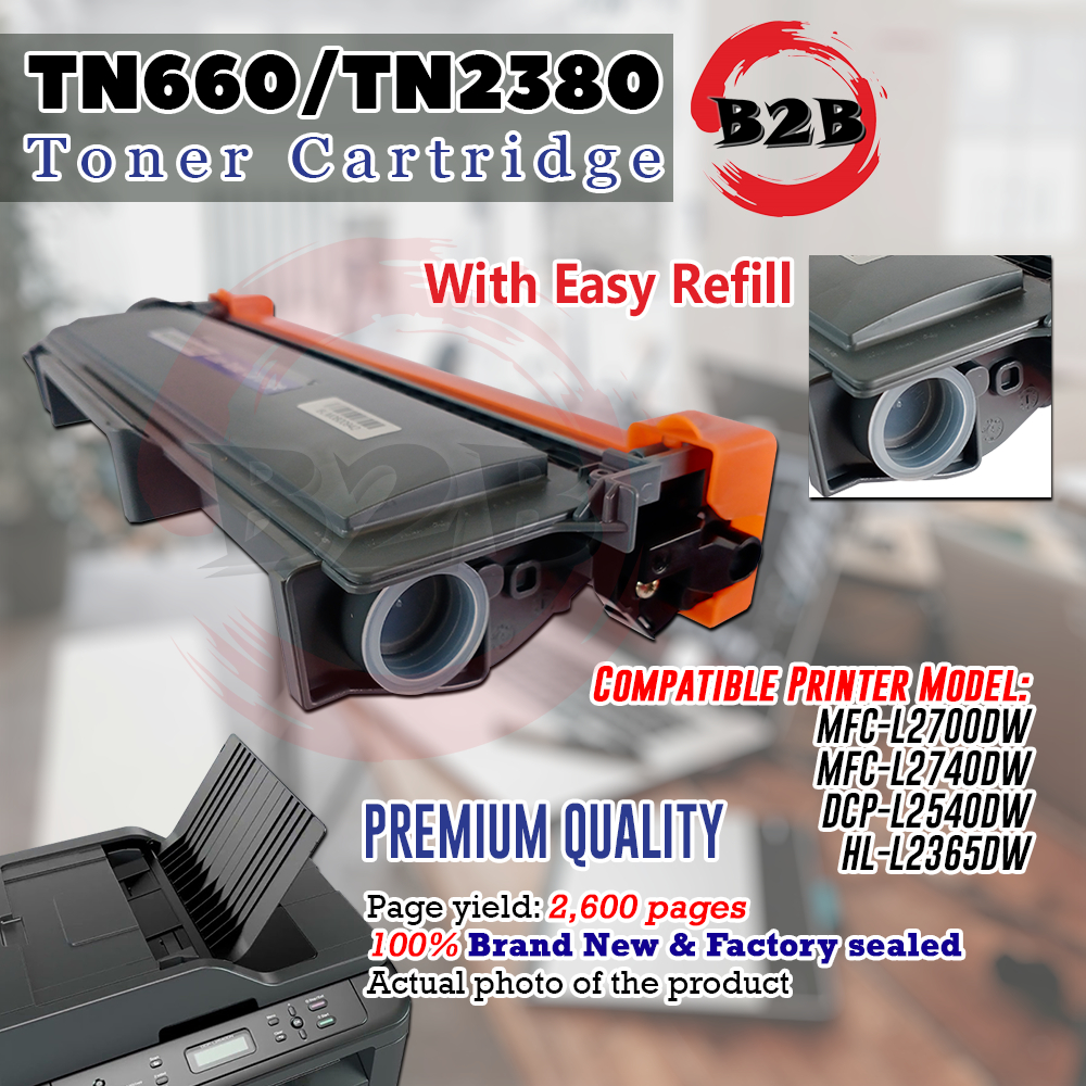 TN2360 TN2380 toner laserjet printer laser cartridge for Brother HL ...