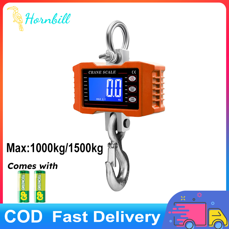 Heavy Duty Hanging Scale 1000/1500kg Portable Electronic Industrial ...