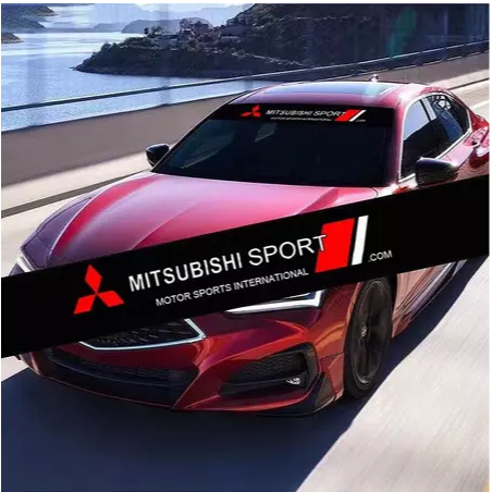Car Front Windshield Sticker for Mitsubishi ASX EVO Lancer Montero ...