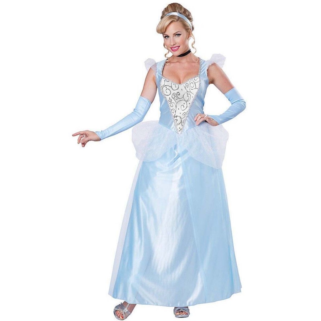 COD PRINCESS CINDERELLA Costume/Dress Girl Costume for Adult | Shopee ...