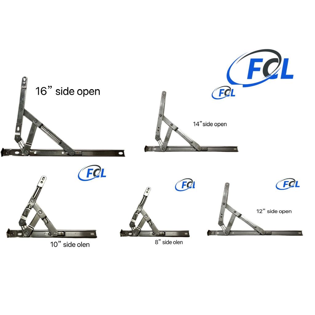 4bar Hinge side /cenrer open for Awning Window (for pair） | Shopee ...