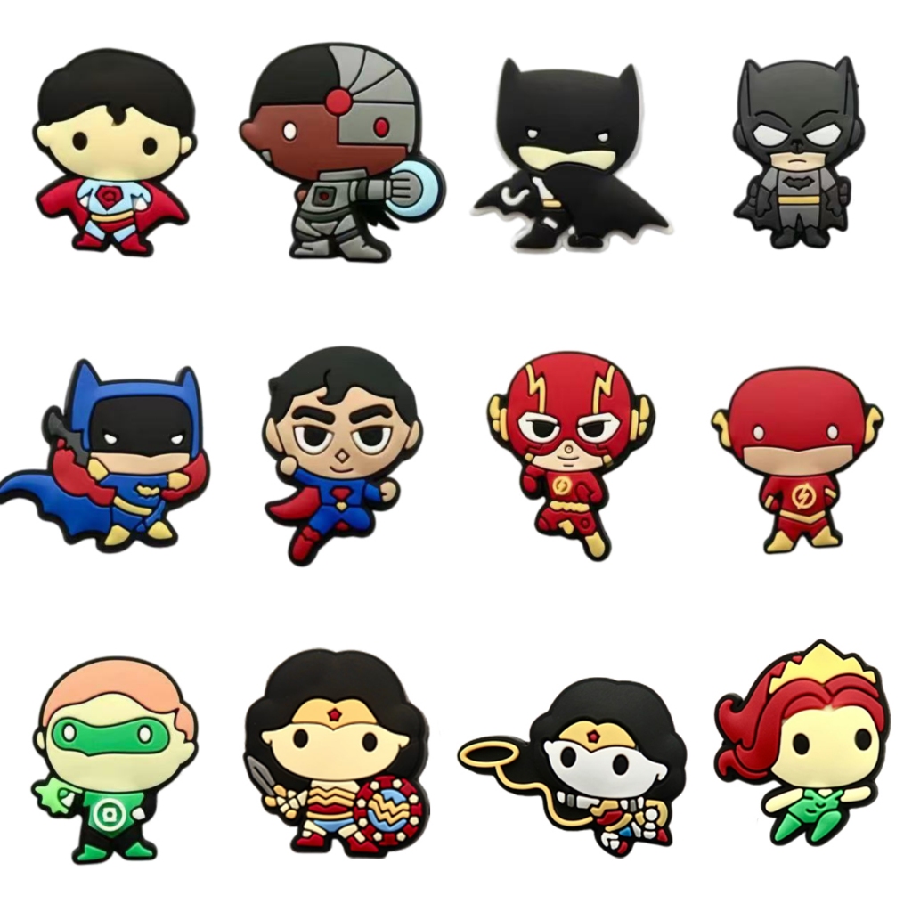 Marvel Jibbitz Superhero Jibbitzs Iron Man Spider Man S.H.I.E.L.D ...