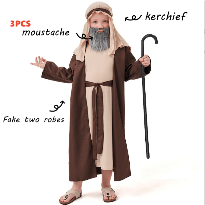 Kids Saint Joseph Biblical Religious Costume Dubai Billionaires Cosplay ...