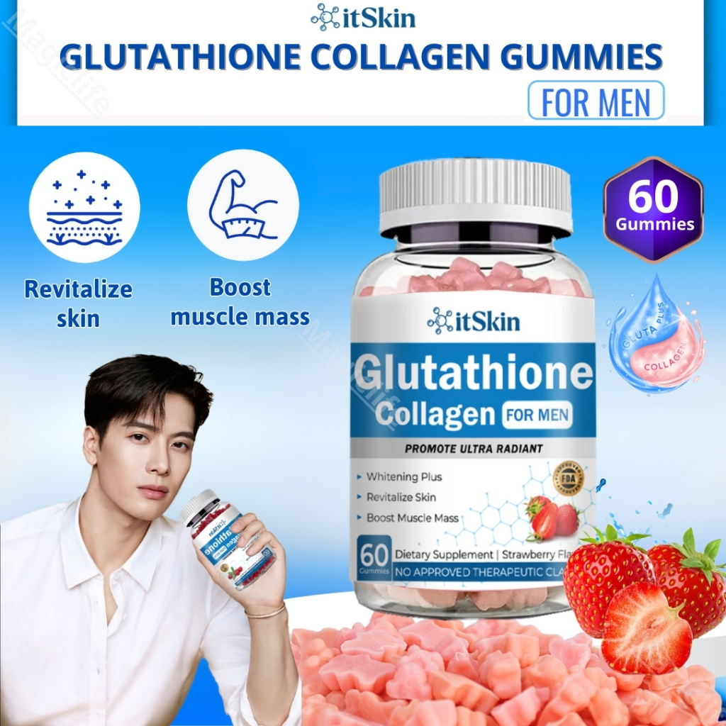 itSkin Glutathione Collagen for Men Improve Skin Boost Muscle ...
