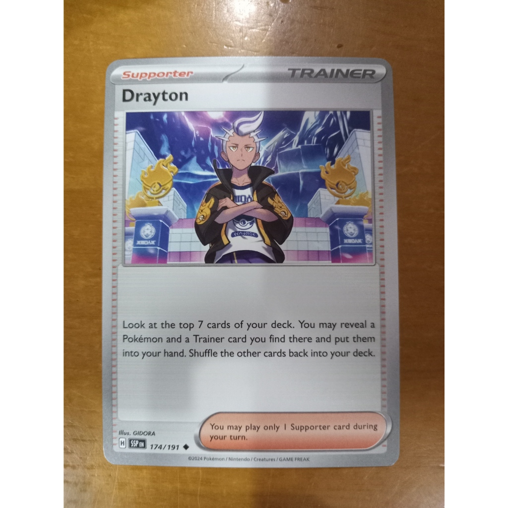 Drayton - 174/191 - Uncommon SSP Surging Sparks Pokemon TCG Standard ...