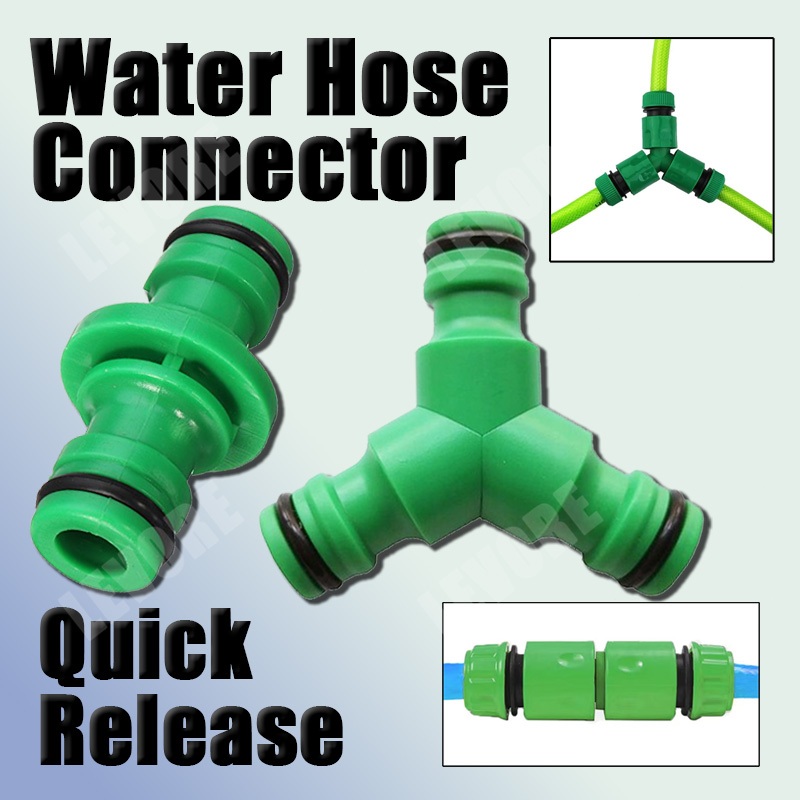 Water Hose Connector Splitter Garden Hose Pipe Splitter Garden Tap ...