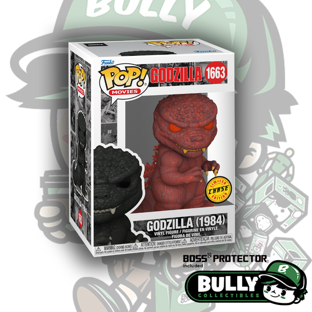 Funko POP! Movies: Godzilla - Godzilla (1984) (CHASE) 1663 With Boss ...