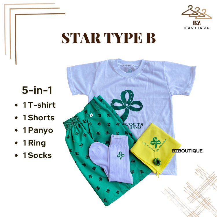 Star Scout Type B Complete Set of Scouting Uniform | BZ Boutique ...