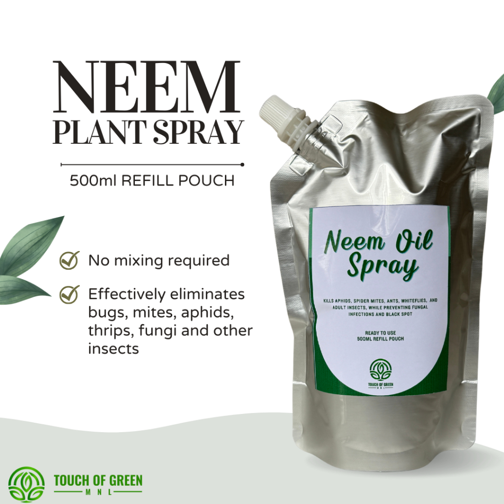 NEEM PLANT SPRAY in 500ML REFILL POUCH | Protection from Ants, Aphids ...