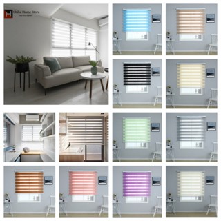 60/70/90/120/140/160/180CMKorean Blinds for Window Venetians Duo Roller ...