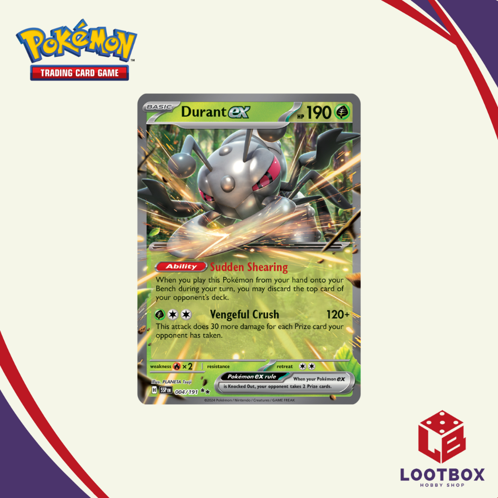 Pokemon Card Game: Durant ex (Double Rare) - Surging Sparks | Shopee ...