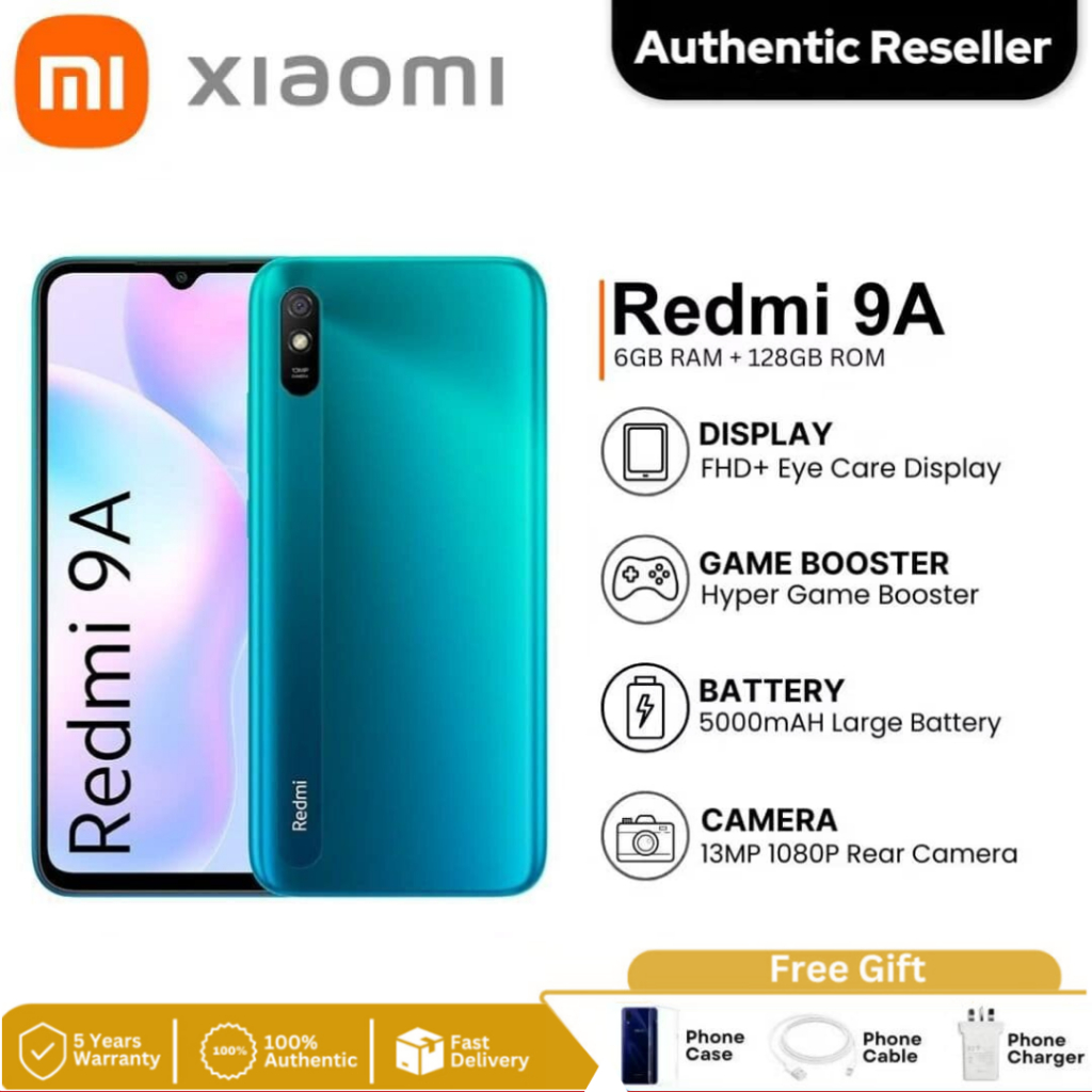 Fast Ship | Xiaomi Redmi 9A 6GB RAM + 128GB | 5000mAh | CellPhone ...