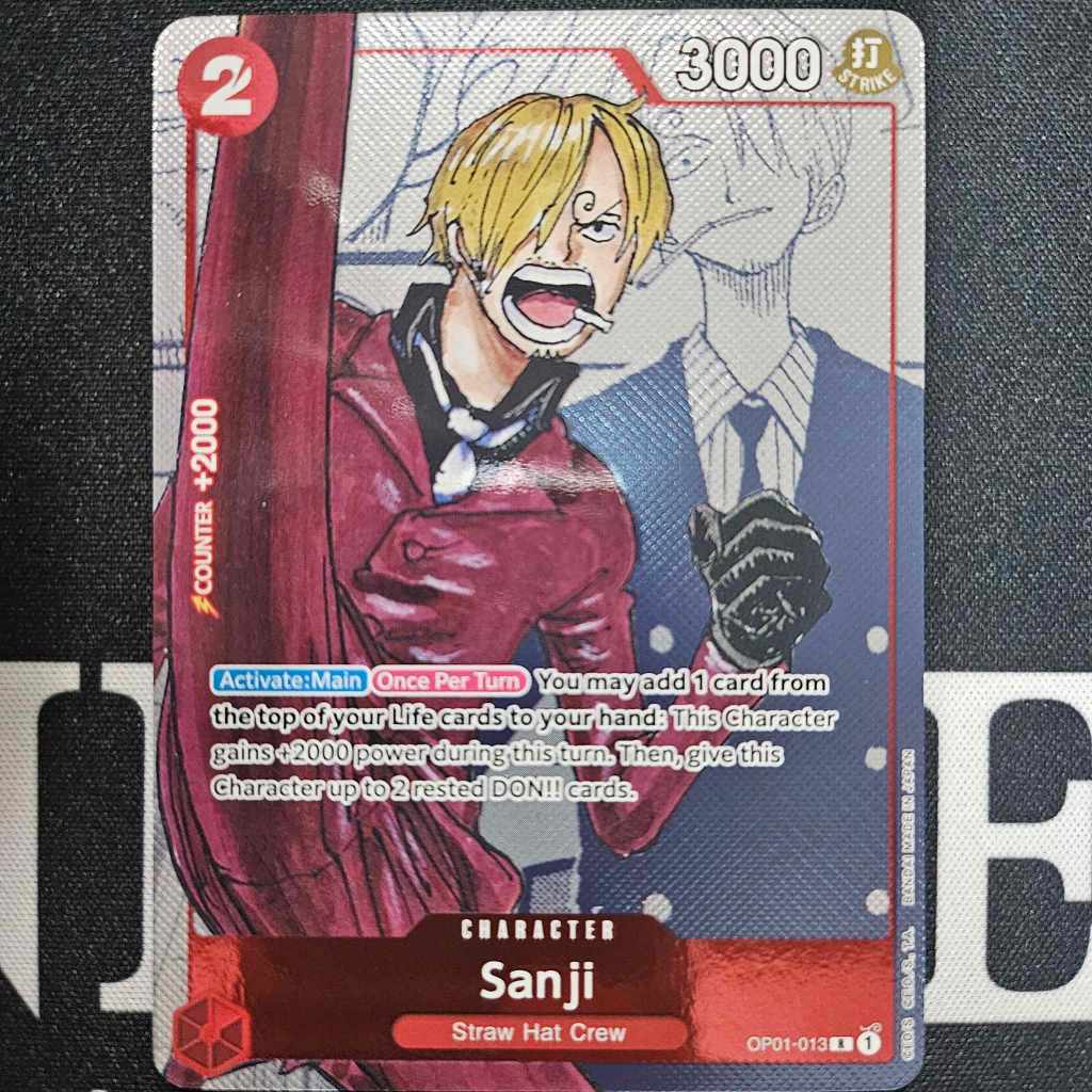 One Piece TCG [ENGLISH] OP01-013 PR Sanji [ENGLISH VERSION] (25th anniversary set) | Shopee ...