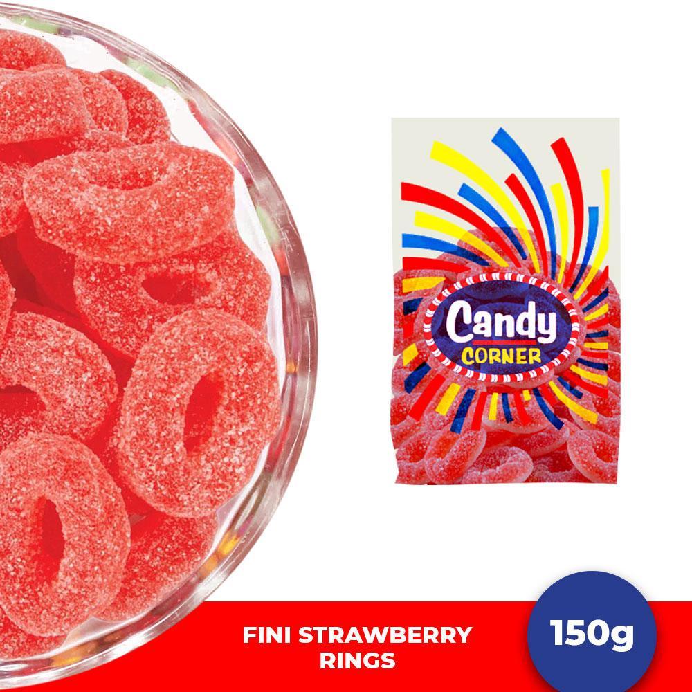 Fini Fizzy Strawberry Gummy Rings | Shopee Philippines