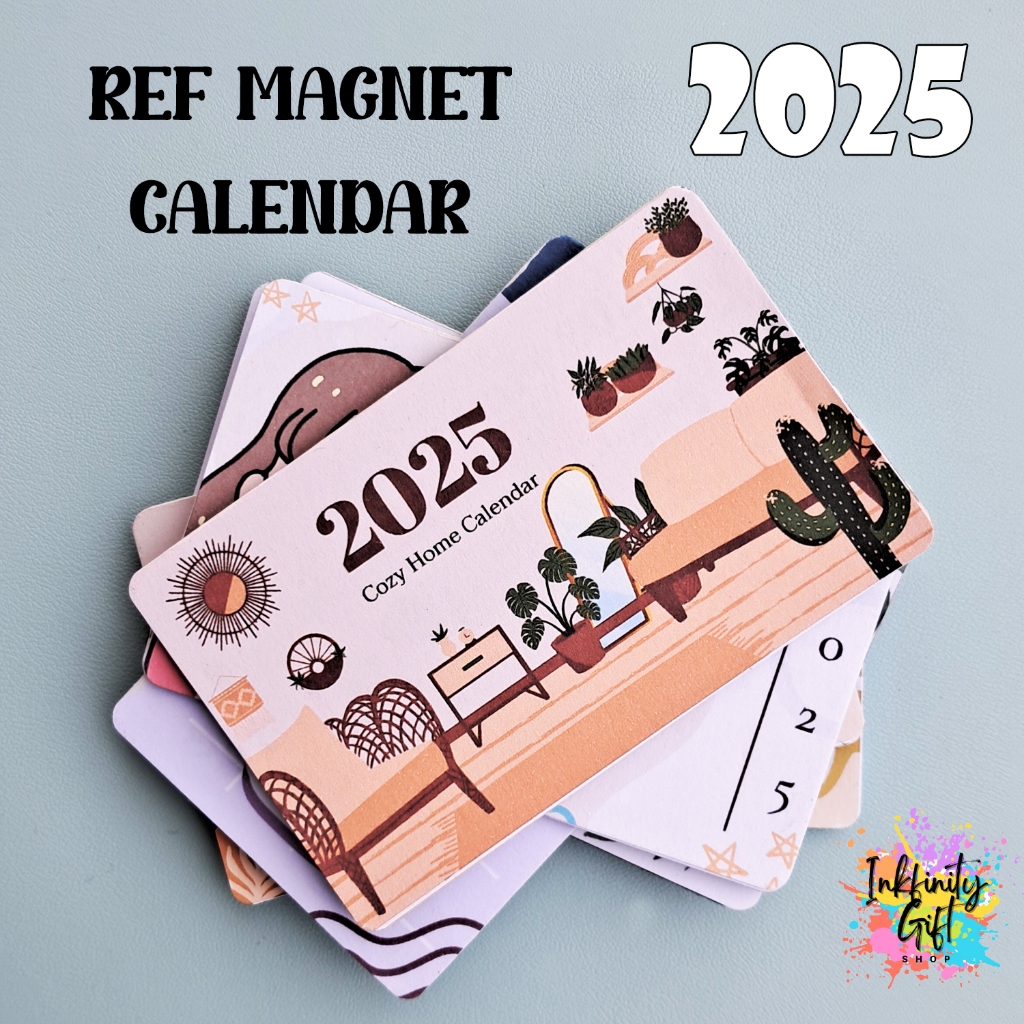 REF MAGNET CALENDAR 2025 ATM SIZE SOUVENIRS AND GIFTS | Shopee Philippines