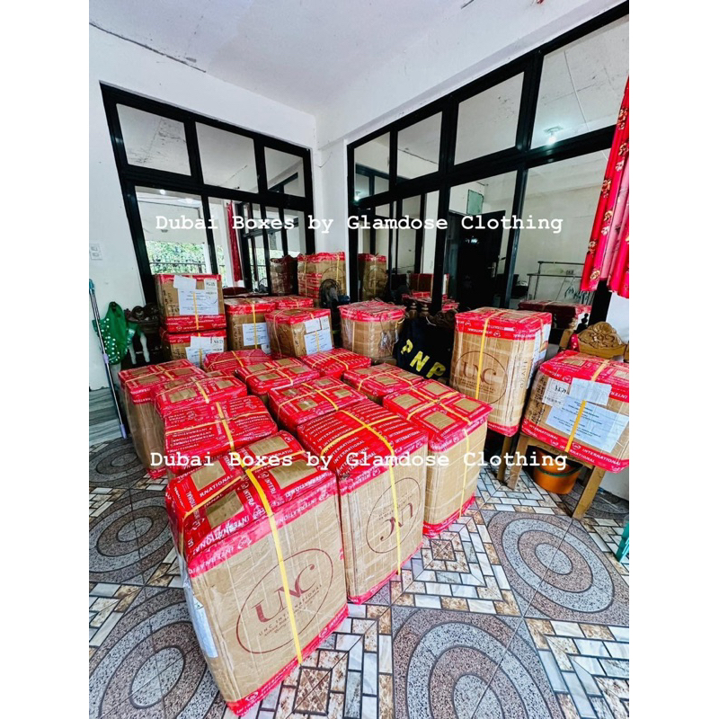 Dubai Boxes by Glamdose Clothing 30kg | Shopee Philippines