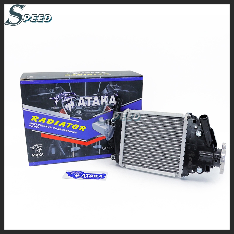 ATAKA Sliver Radiator Assy For Honda Click 125/150 VARIO 125/150 234ML ...