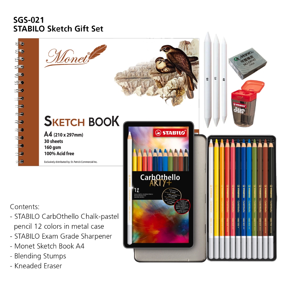 STABILO Assorted ART Gift Sets - Drawing, Sketch, Watercolor for Kids ...