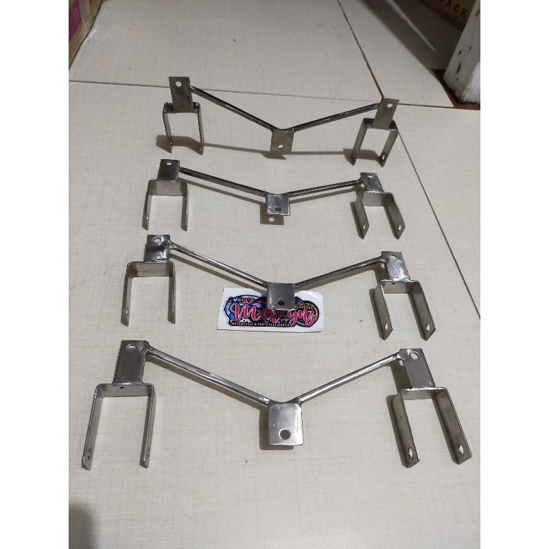 MDL Stainless Bracket for Sniper 150 v1 v2 | Shopee Philippines