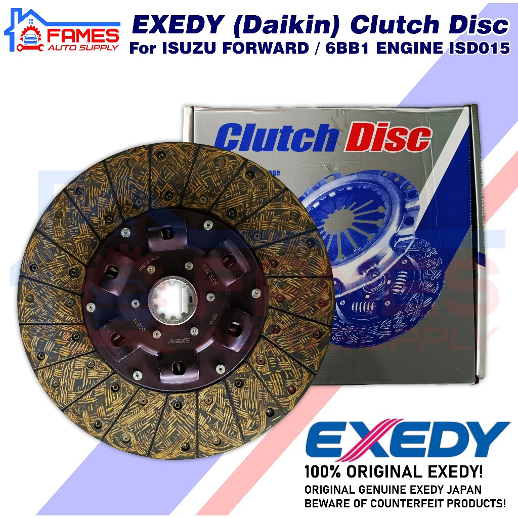 Exedy Clutch Disc for ISUZU Forward 6BB1 13''x10Teeth 38mm (ISD-015 ...