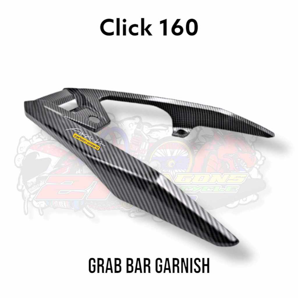 HONDA CLICK GRAB BAR TWILL CARBON | Shopee Philippines