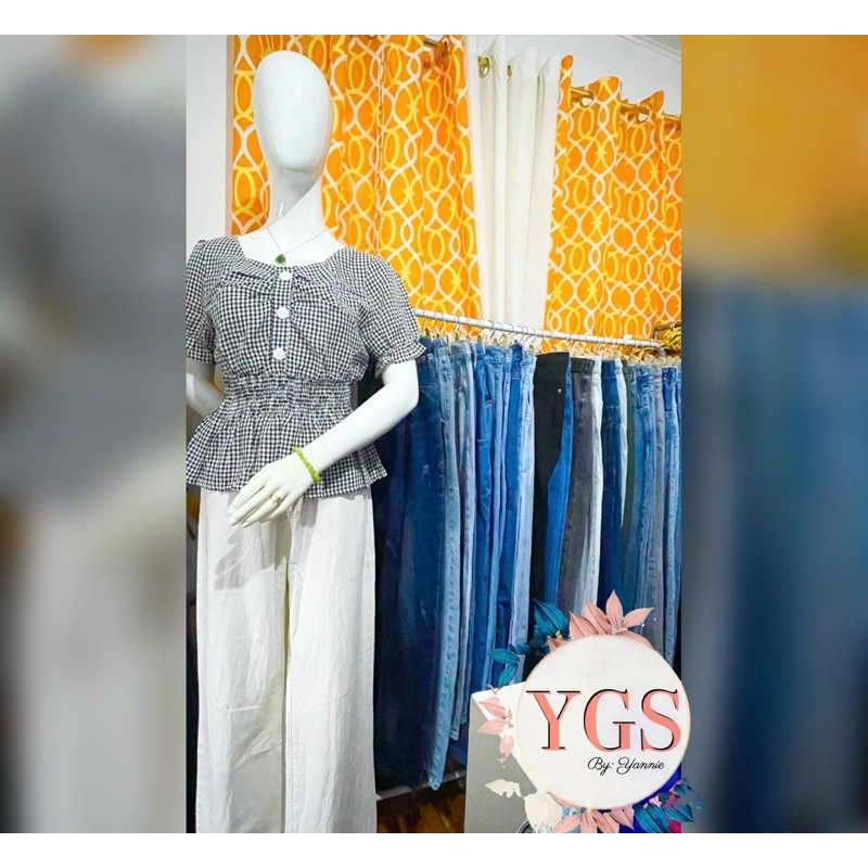 TROUSER PANTS | SQUAREPANTS | WIDE LEG PANTS | MIXED PANTS | Shopee ...