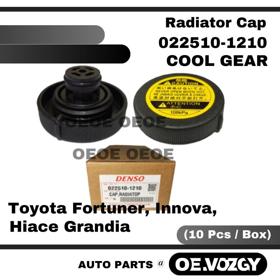 Radiator Cap 022510-1210 Toyota Fortuner, Innova, Hiace Grandia COOL ...
