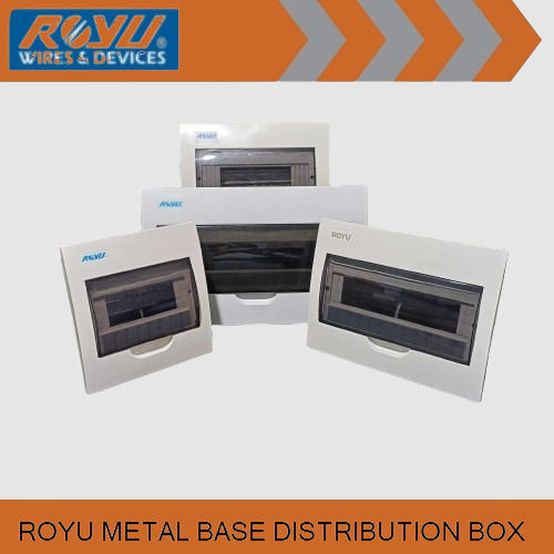 Royu Metal Base Distribution Box with BUSBAR for Miniature Circuit ...