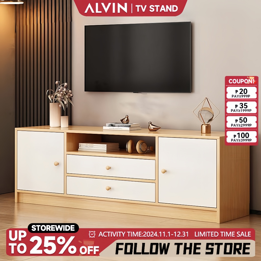 ALVIN TV Cabinet High Quality Furniture Modern Simple Living Room ...