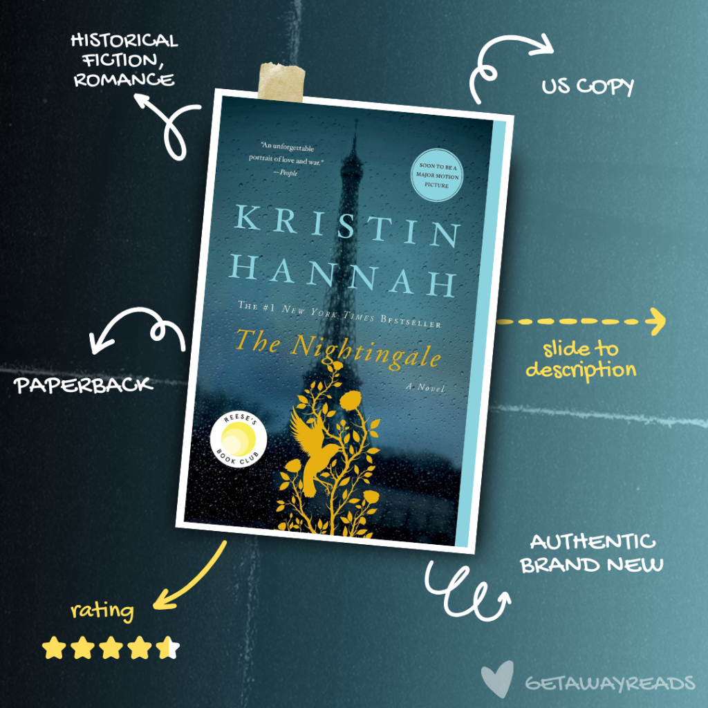 The Nightingale by Kristin Hannah (Paperback) | Shopee Philippines