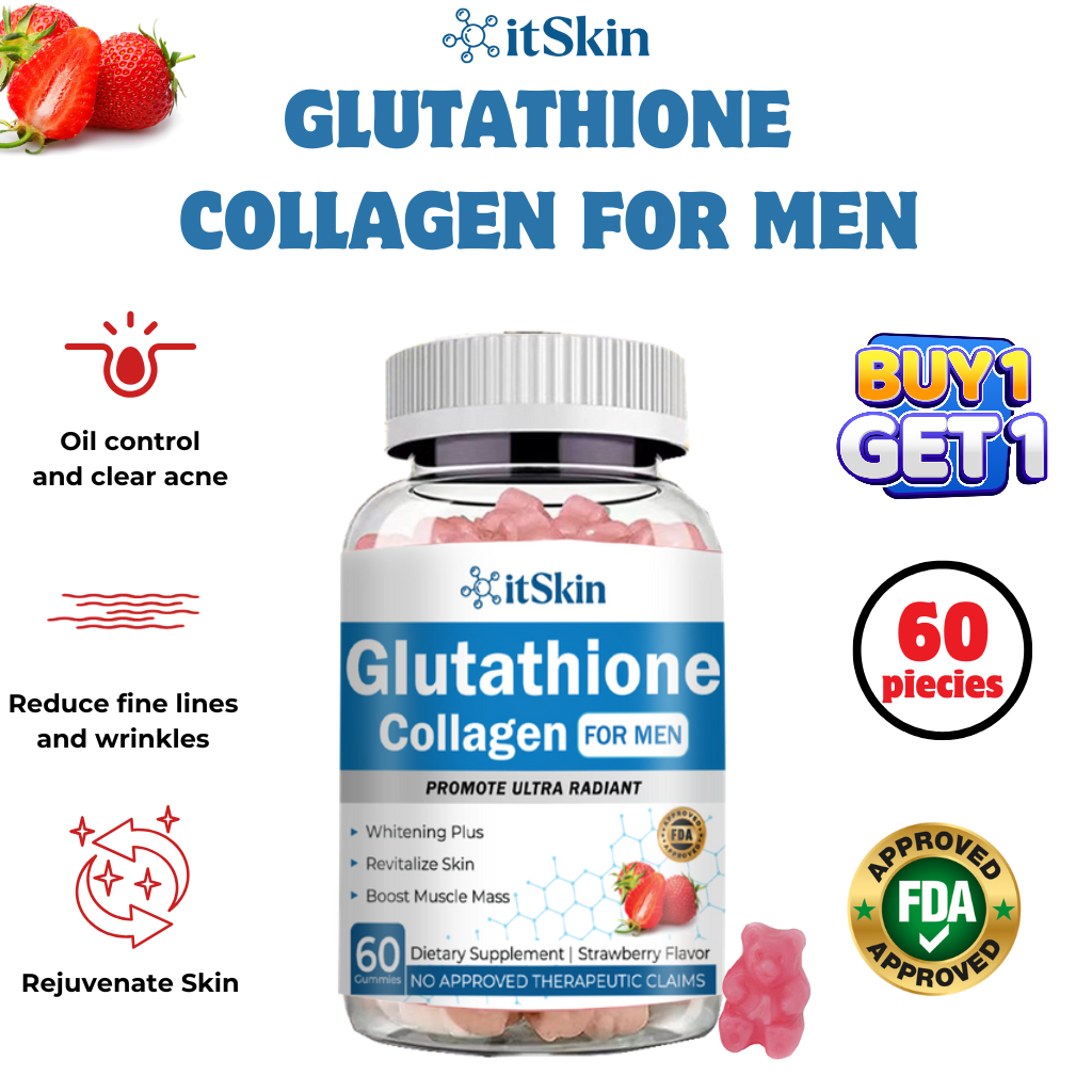 ItSkin Glutathione Collagen For Men Glutathione Gummies Original Anti ...