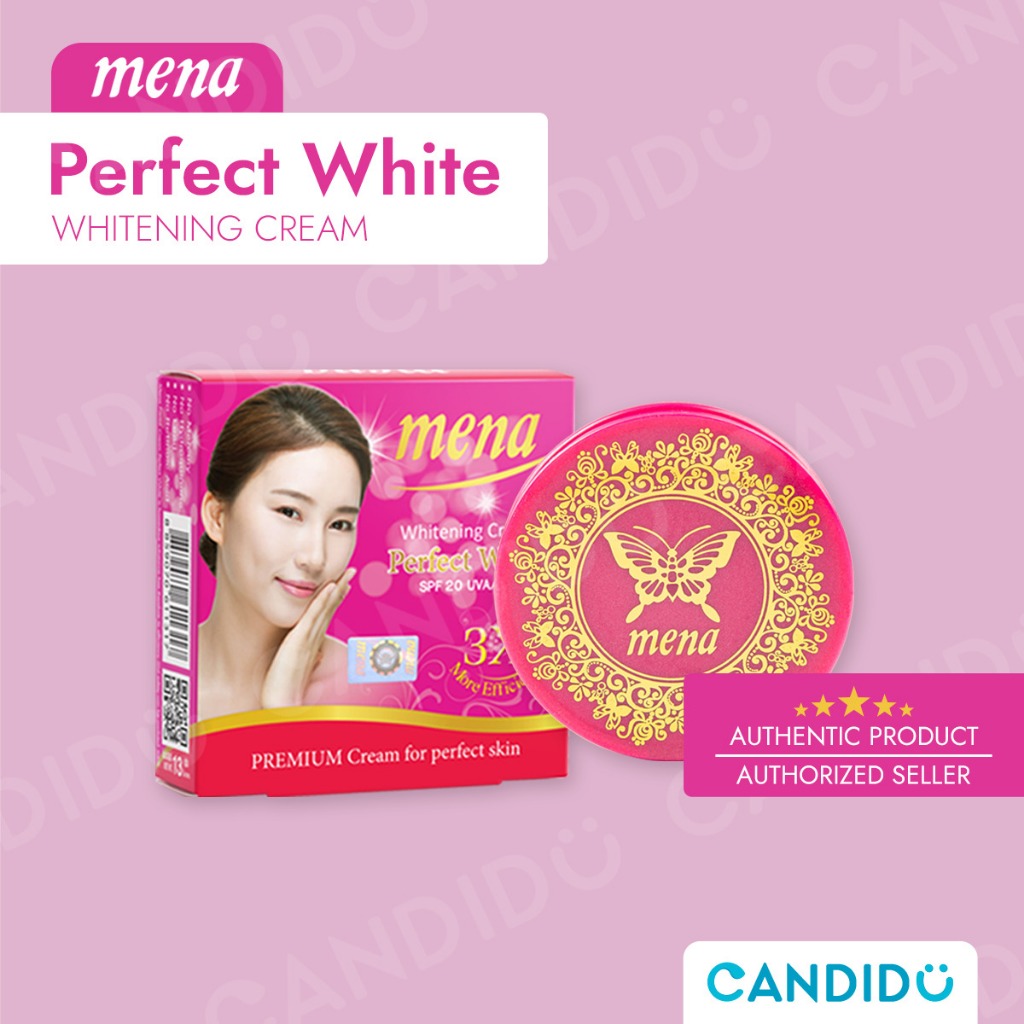 Mena Cream Perfect White Premium Whitening Anti-aging with SPF 20 UVA ...