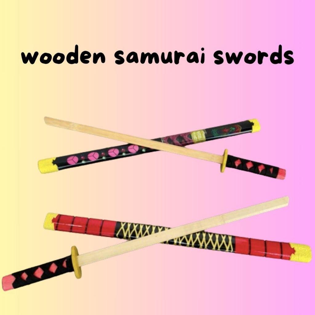 Loveni Samurai Wooden Swords Toy | Shopee Philippines