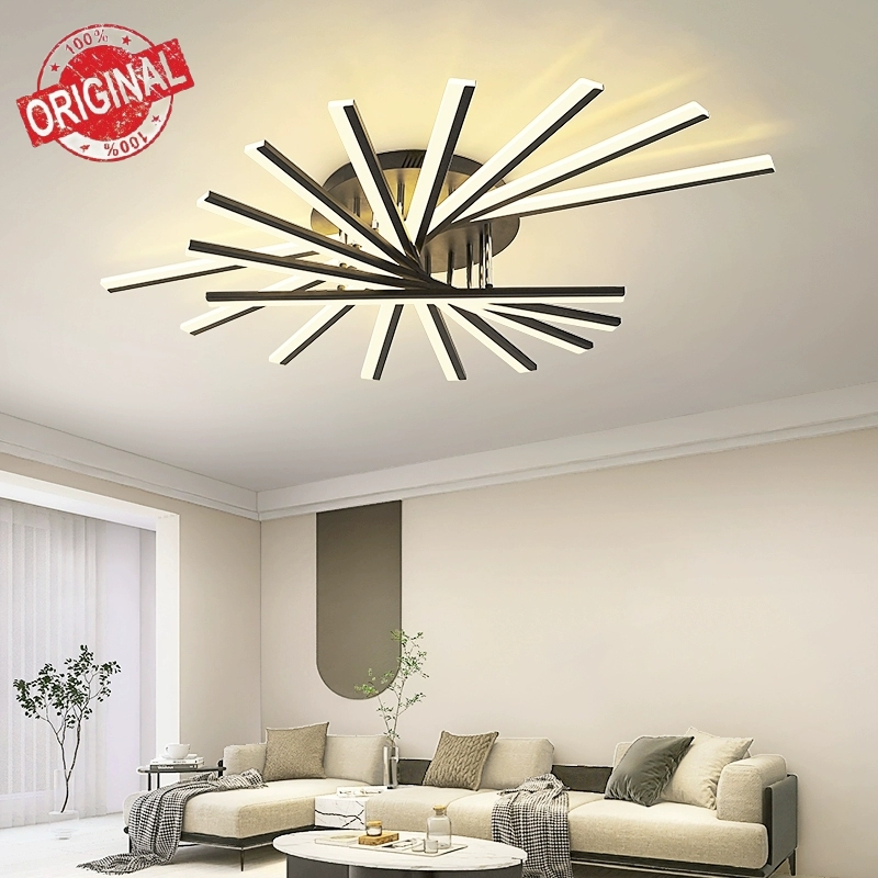 Tricolor LED Living Room Chandelier Simple Centre light LED Pandent ...